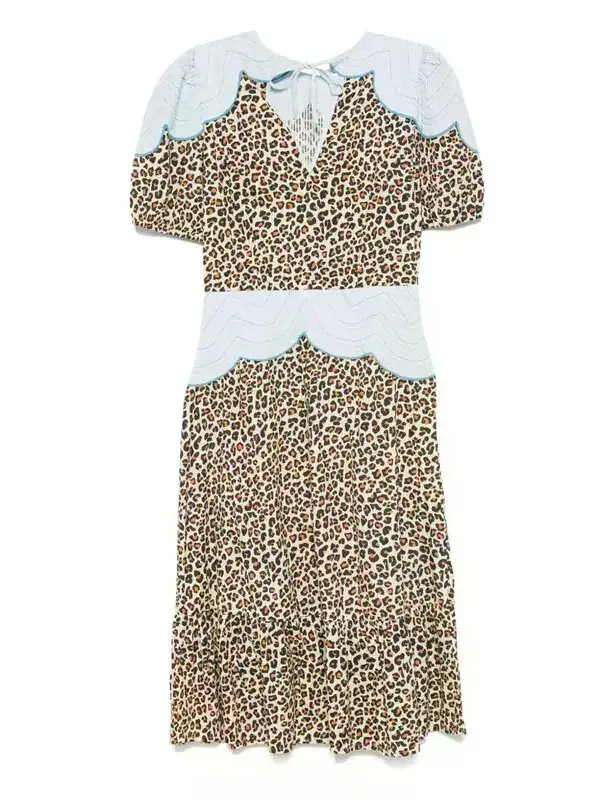 Stella Nova Leopard-Print Midi Dress In Neutrals - 50% Off | Editorialist