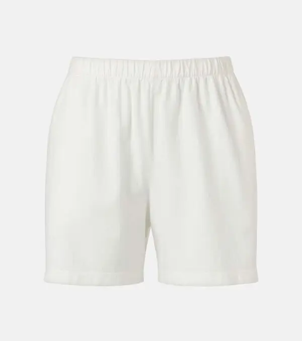 THE ROW Gunty Cotton Shorts - White