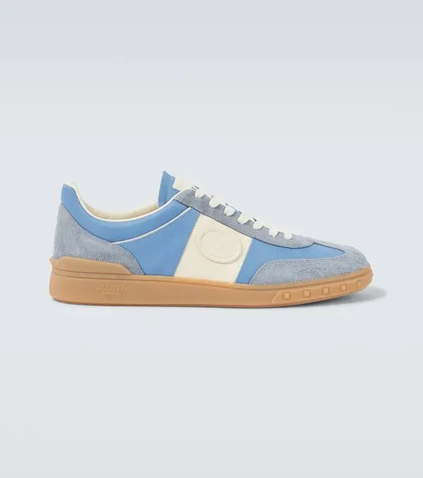 Valentino Garavani Upvillage Leather Sneakers - Blue