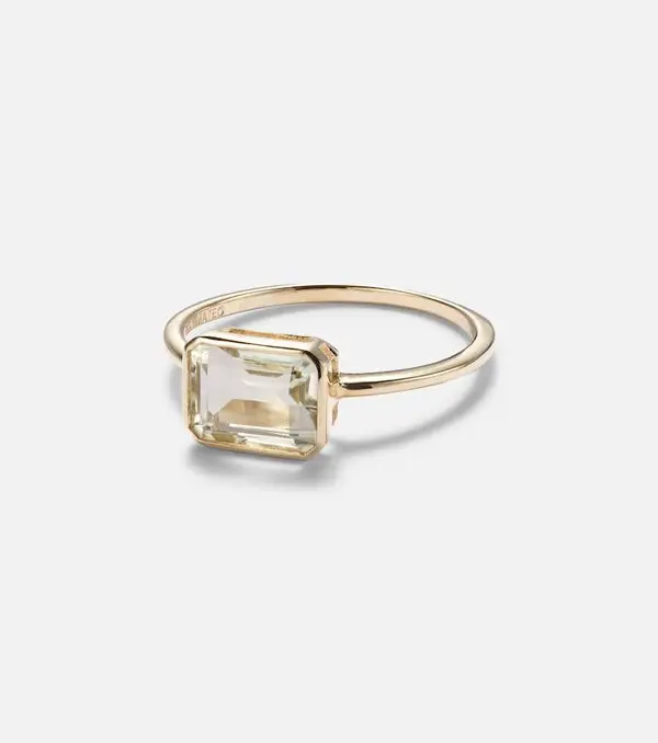 Mateo 14kt Yellow Ring With Amethyst