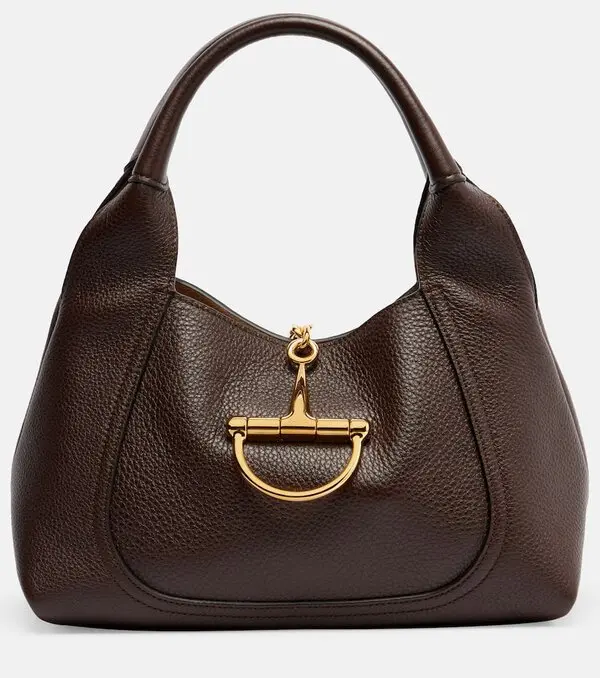 Gucci Softbit Medium Leather Shoulder Bag