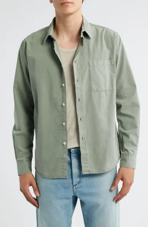 ALEX CRANE Pac Organic Cotton Button-up Shirt - Jade