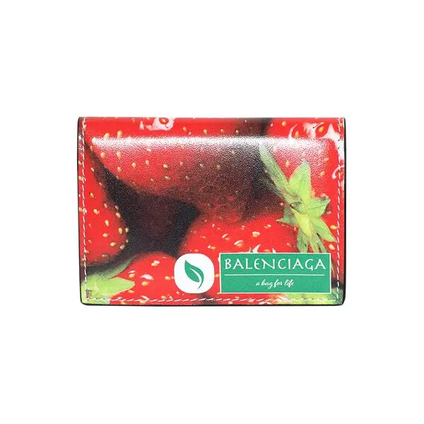 Balenciaga Antwerp Mini Wallet 'strawberry - Red