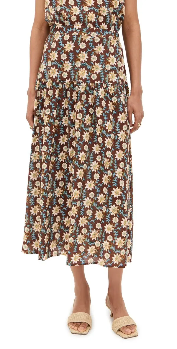 Xirena Viola Floral Print Skirt