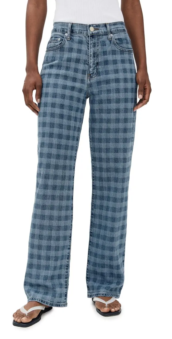 DAZE 1999 Gingham Print Jeans