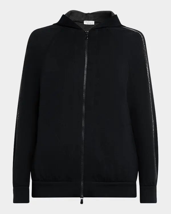 Brunello Cucinelli Monili-trim Zip Hoodie