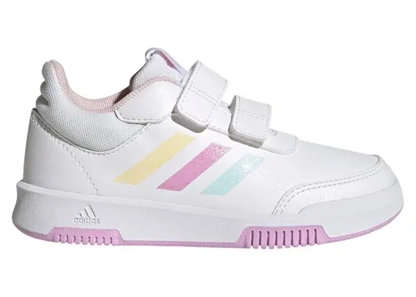 Adidas Tensaur Hook And Loop Sneakers - Cloud White/almost Blue/bliss Lilac