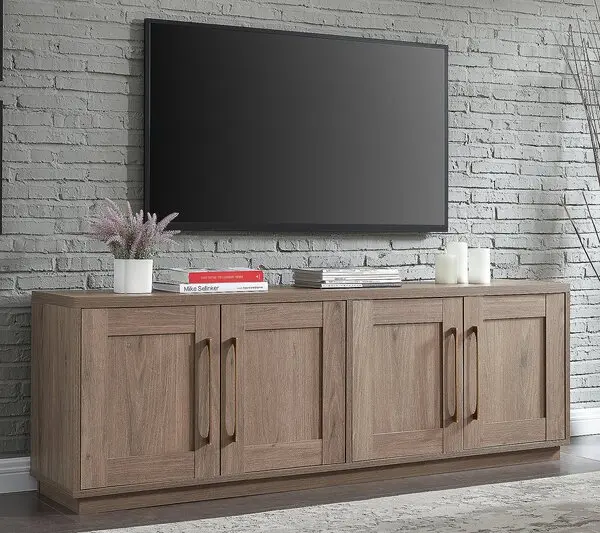 HUDSON&CANAL Tillman Rectangular Tv Stand For Tv's Up To 75