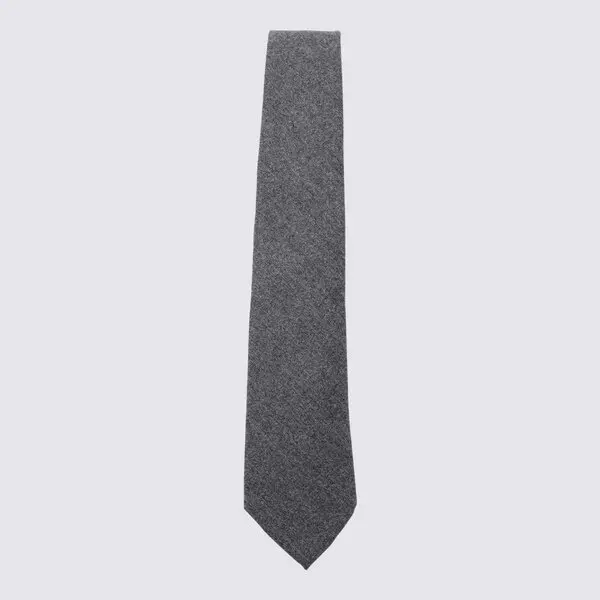 Canali Wool Neck Tie - Multicolor