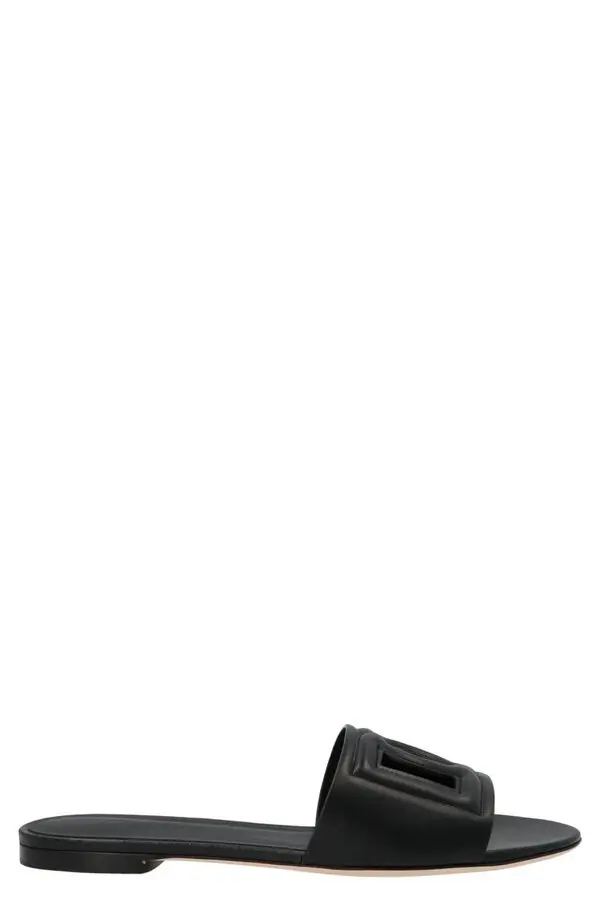 Dolce & Gabbana Dg Millennials Slides - Black