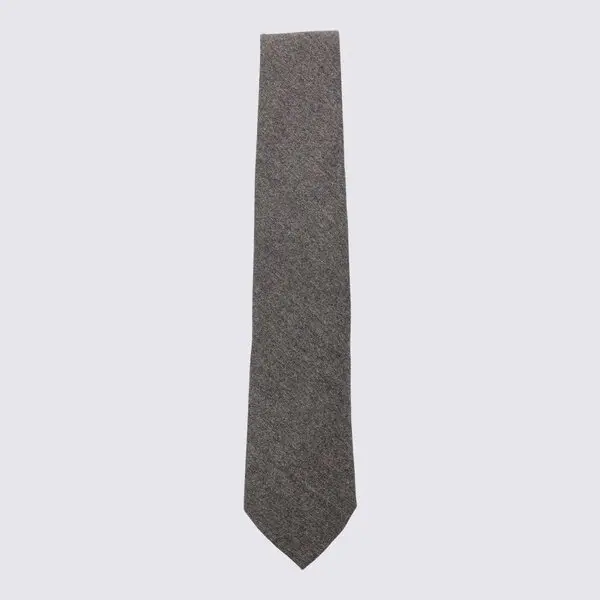 Canali Wool Neck Tie - Multicolor