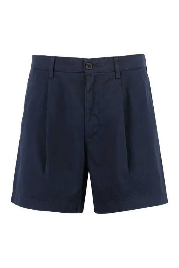 DEPARTMENT 5 Cotton Bermuda Shorts - Blue