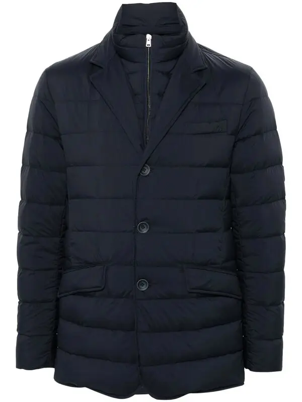 Herno Slim-fit Microfiber Jacket - Blue