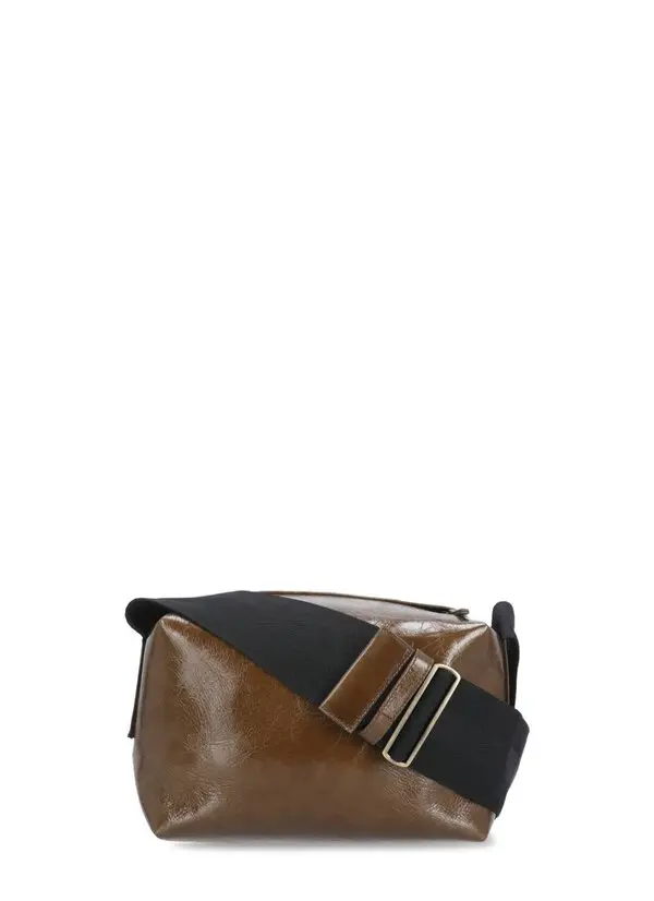 UMA WANG Leather Shoulder Bag - Brown