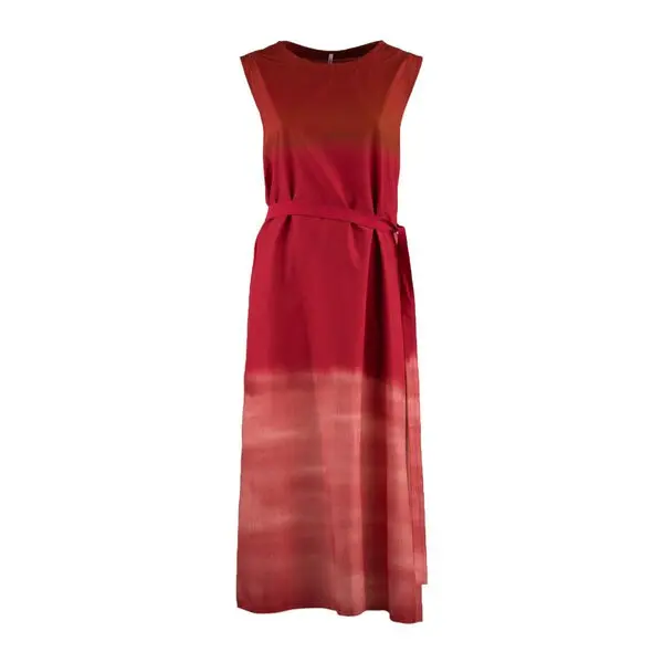 Liviana Conti Printed Stretch Poplin Midi Dress