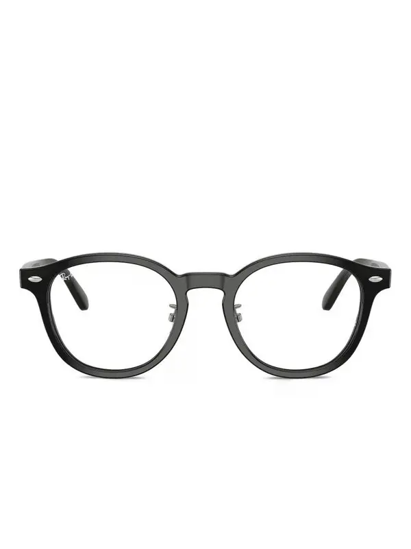 Ray-ban Round-frame Glasses - Black