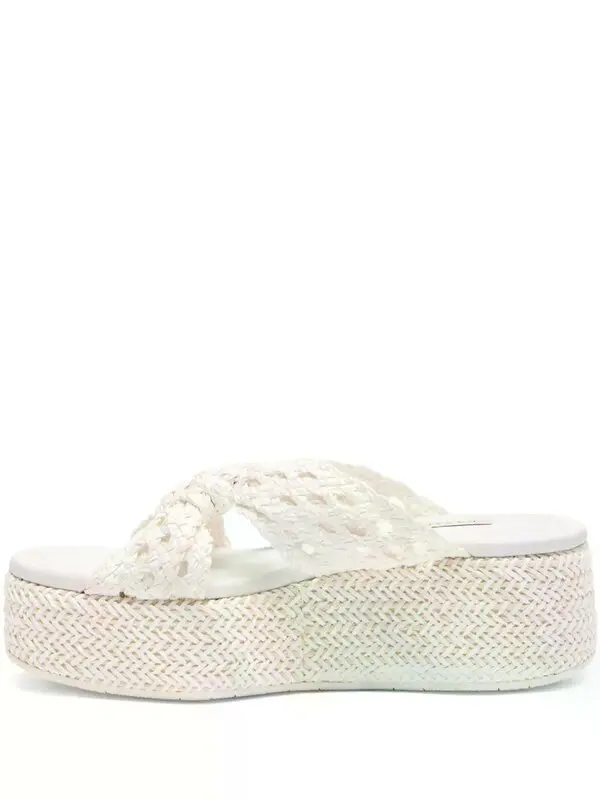 Casadei Zeppa Damier Mules
