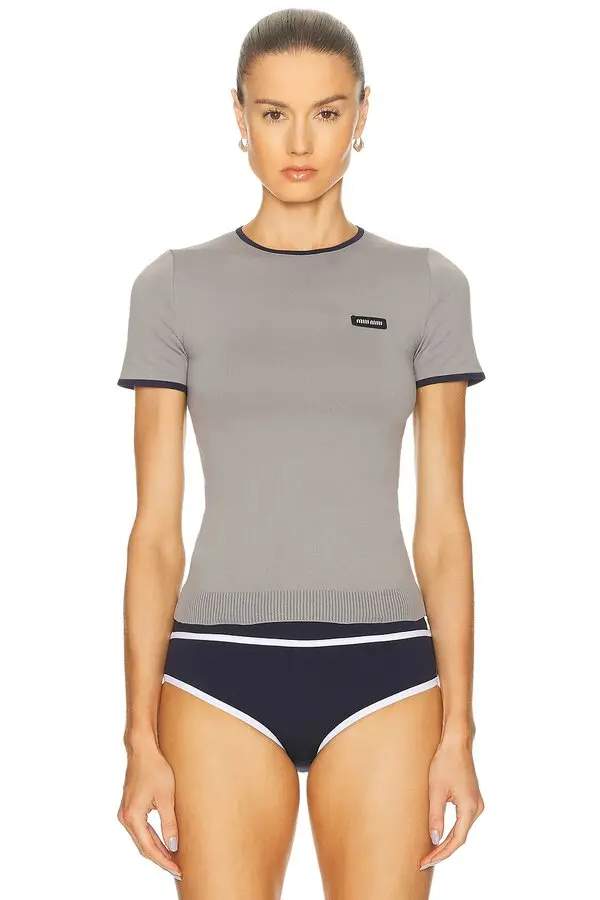 Miu Miu Short Sleeve T-shirt