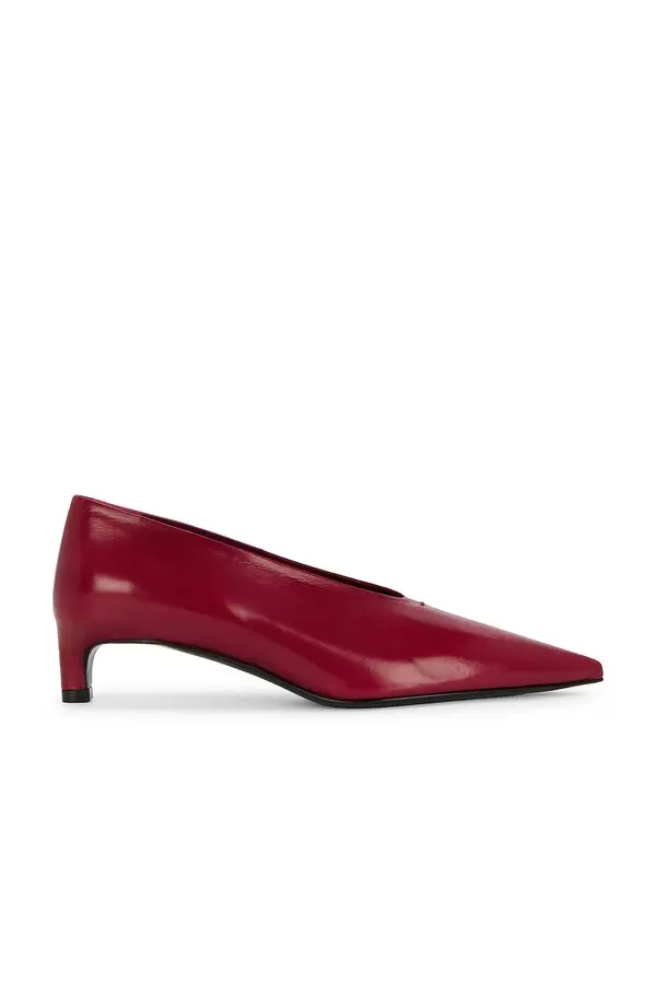 JIL SANDER Pump - Cedar Red