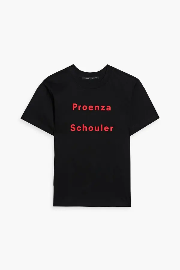 Proenza Schouler Logo-print Cotton-jersey T-shirt