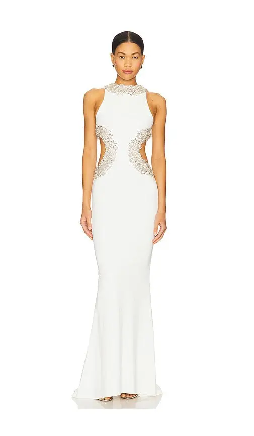 Bronx And Banco Camila Rhinestone Gown