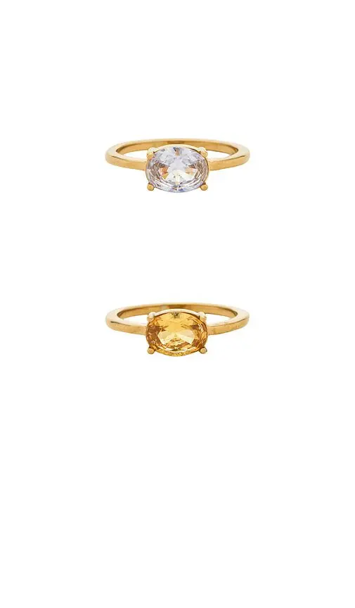 CASA CLARA Sunrise Ring Set