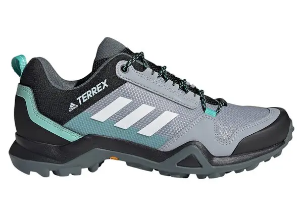 Adidas Terrex Ax3 Athletic Sneakers - Halo Silver/crystal White/acid Mint