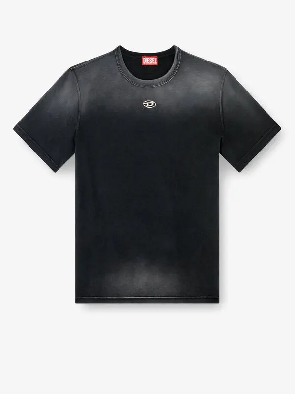 Diesel Tadjust Cotton Tshirt - Black