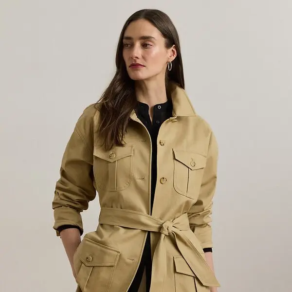Ralph Lauren Double-faced Stretch Cotton Field Jacket