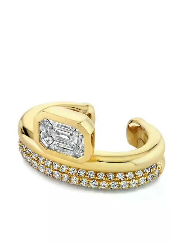 Shay 18k Yellow Diamond Ear Cuff