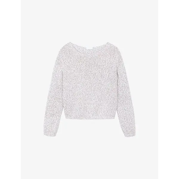 THE WHITE COMPANY Cotton And Linen-blend Jumper - Palewillow