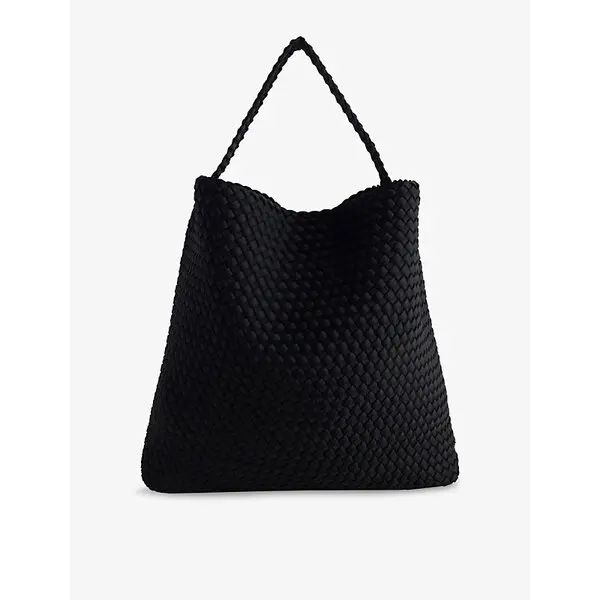NAGHEDI Nomad Large Woven Tote Bag - Onyx