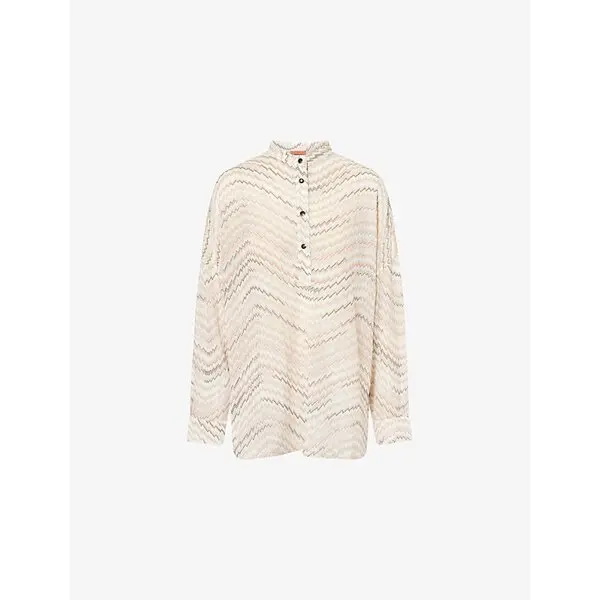 Missoni Chevron Relaxed-fit Knitted Blouse