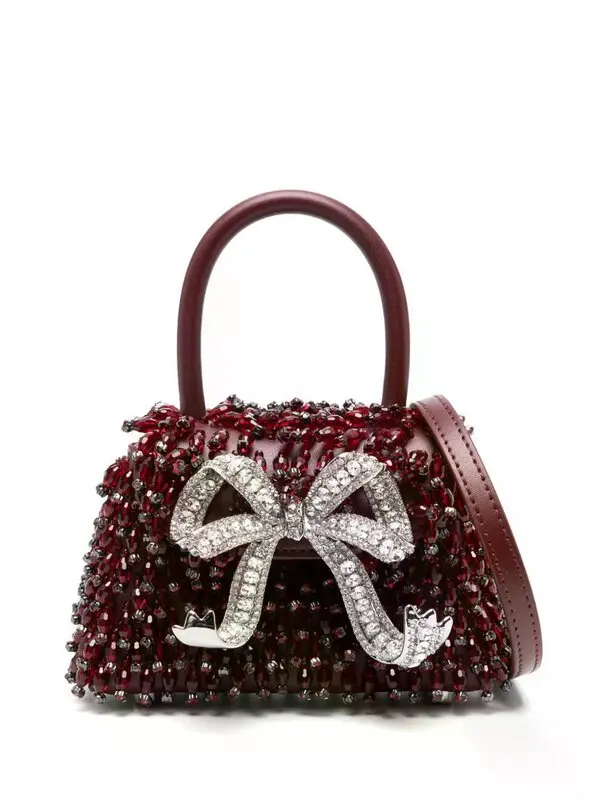 SELF-PORTRAIT Crystal-embellished Mini Bag