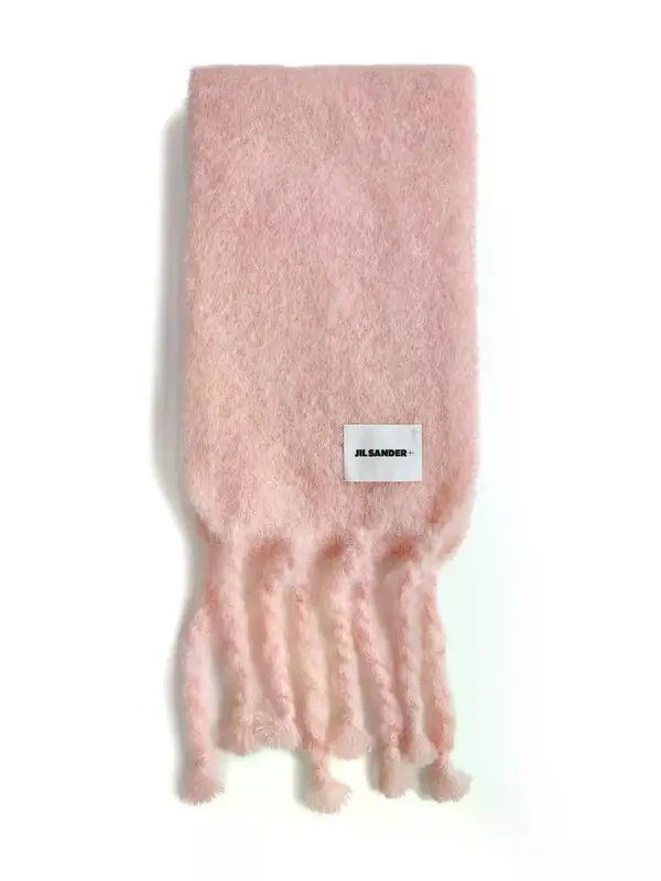 JIL SANDER Mohair-blend Scarf - Pink