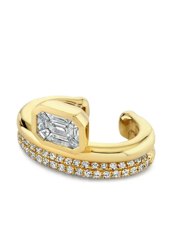 Shay 18k Yellow Diamond Ear Cuff