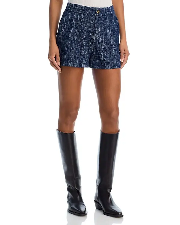FRAME The Tweed Relaxed Fit Shorts