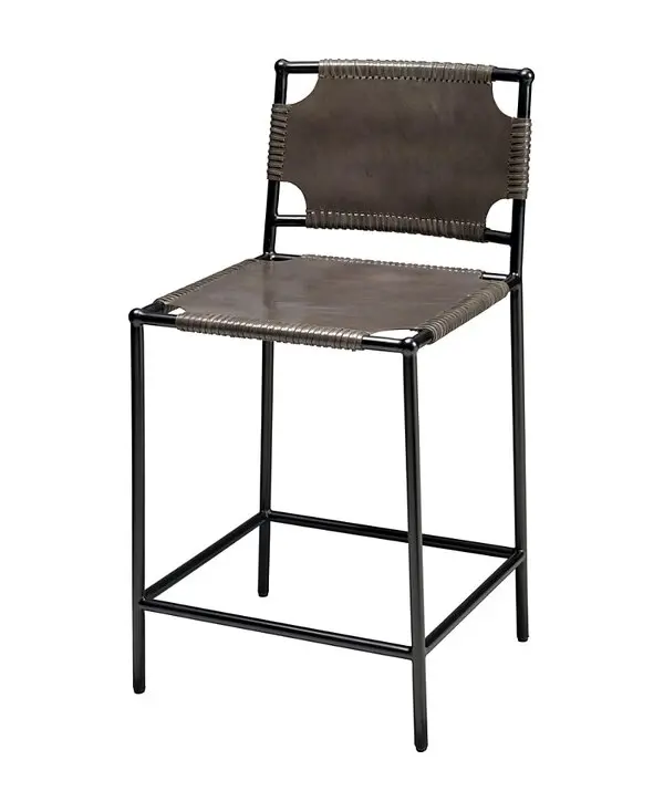 JAMIE YOUNG CO. Asher Leather Counter Stool