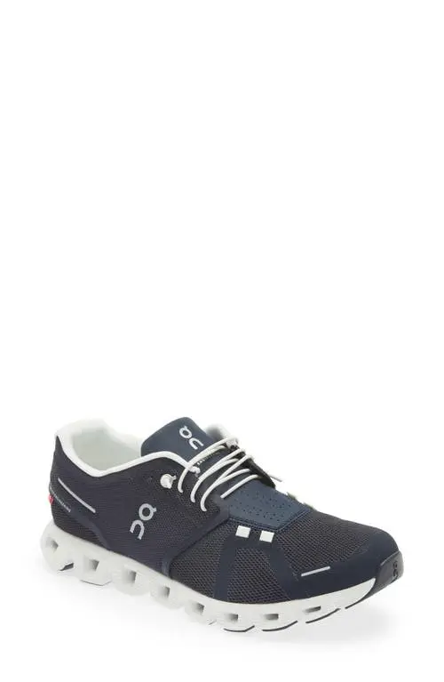 On Cloud 5 Running Shoes - Midnight/white