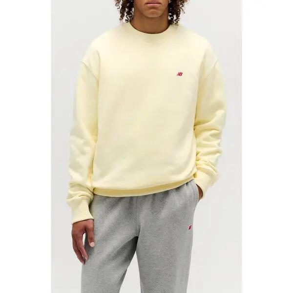 NEW BALANCE Cotton Crewneck Sweatshirt