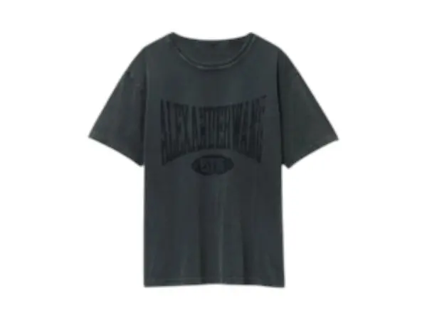 Alexander Wang Graphic Short Sleeve T-shirt - Medium Blue