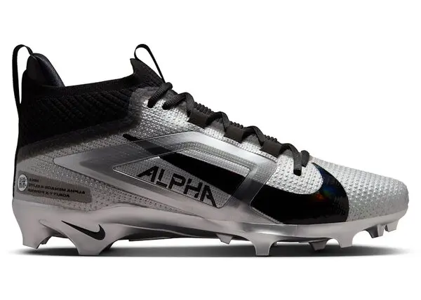 Nike Alpha Menace 4 Elite Saquon Barkley - Black/wolf Grey/metallic Silver