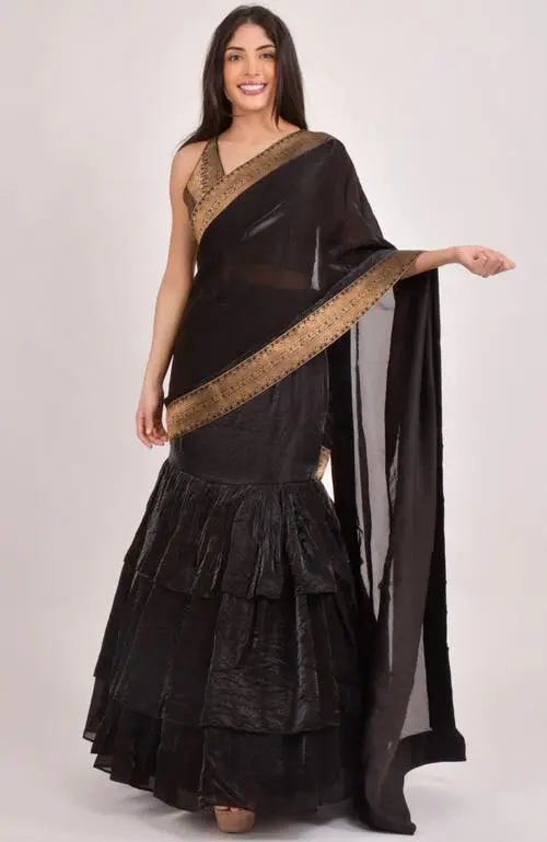 RAAS Leila Pre-stitched Ruffle Lehenga Saree