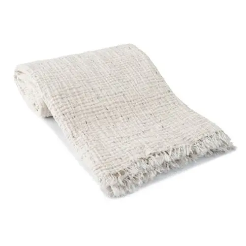 OLIVE & LINEN Soho Supersoft Turkish Towel - White