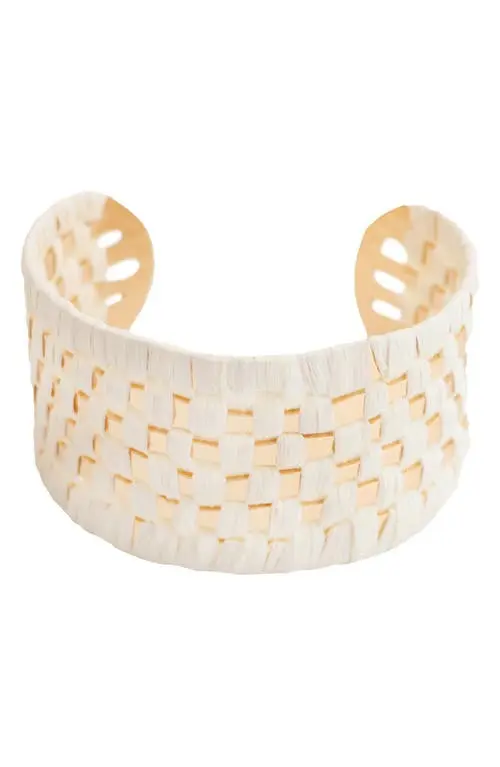 PANACEA Raffia Cuff