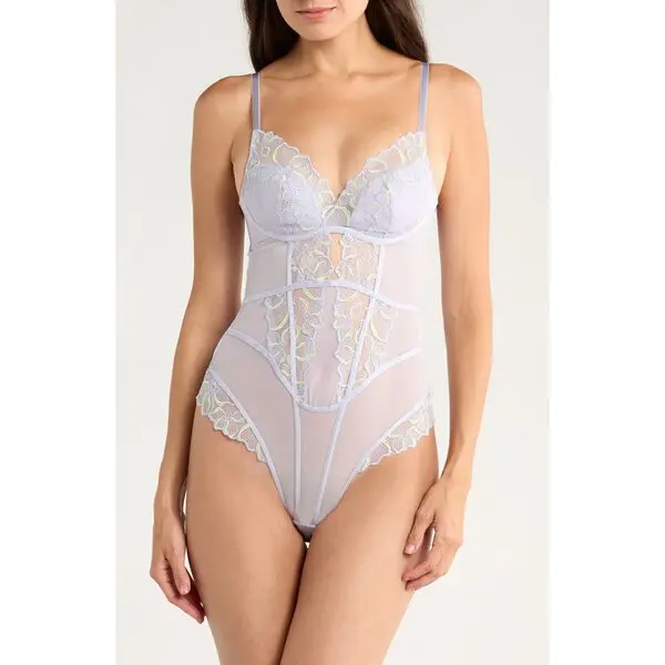 Hunkemoller Lauren Lace & Mesh Bodysuit