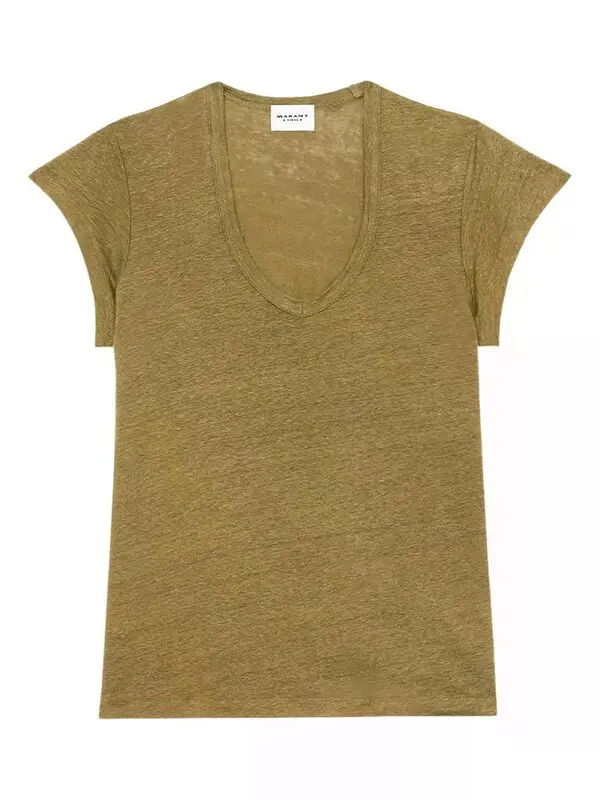 MARANT ETOILE Zankou T-shirt - Brown