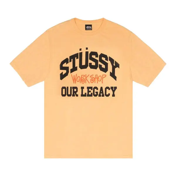 StÜssy X Our Legacy Work Shop Collegiate Tee