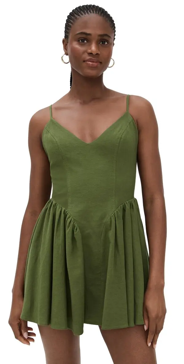 SEVEN WONDERS Poppy Mini Dress - Khaki