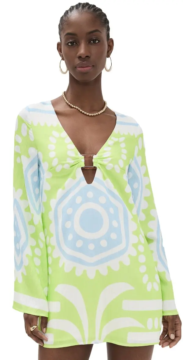 SEVEN WONDERS Caledeira Mini Dress - Caledeira Lime